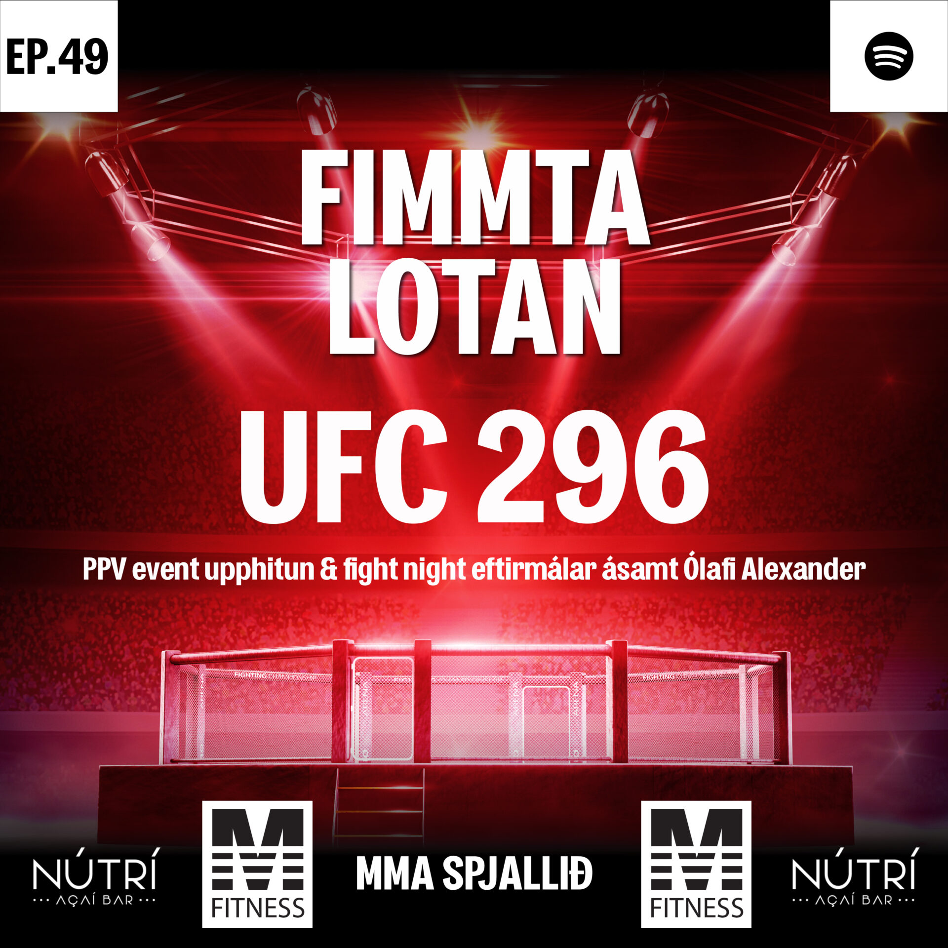 E. 49. Aron Franz, UFC 296 upphitun og Interclub