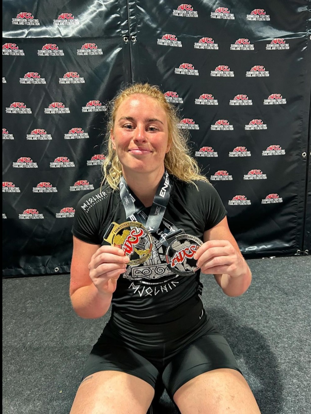 Sara Dís með gull á ADCC Open í Phuket, Tælandi